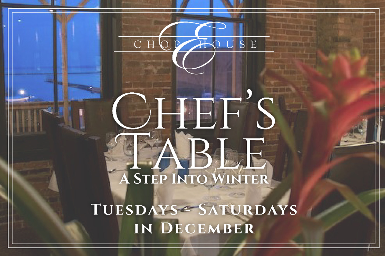 Events & Features - Elizabeth's Chop House